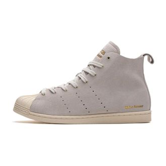 adidas Femme, Chaussures, Gris, Taille: 44 1/2 EU Baskets Stone Grey Superstar Hi