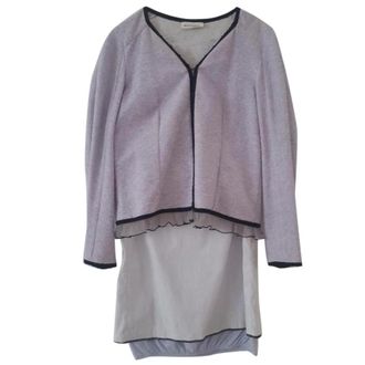 Rochas Light Violet Skirt Suit Size S