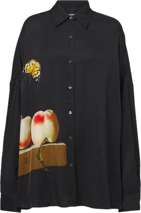 Dries Van Noten Casia Shirt - Femme - Blouses et Chemises - Noir - Taille: 40 FR