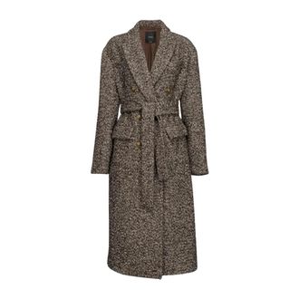Pinko Stilvoller Camille Mantel - - Coats - Damen - Grau - M
