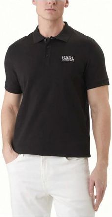 Karl Lagerfeld Homme, Tops, Noir, Taille: M Polo