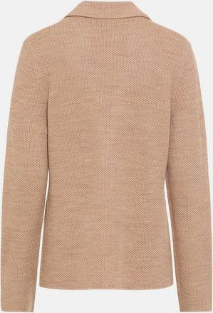 Olsen Cardigan mit Blazerkragen