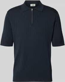 Drykorn Regular Fit Poloshirt mit kurzem Rei&szlig;verschluss