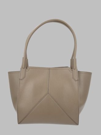 Victoria Beckham Womens Tote Bag Victoria Beige Calf Leather Shoulder