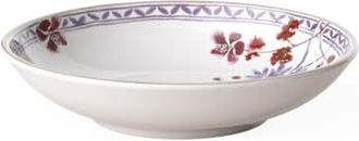 Villeroy & Boch Artesano Provencal Lavendel Pastaschale, Schale für Nudelgerichte in stilvollem Lavendel, Premium Porzellan, Weiß/Bunt, 23,5 cm