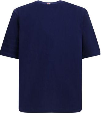 Thom Browne Cotton Jersey T-Shirt - Navy