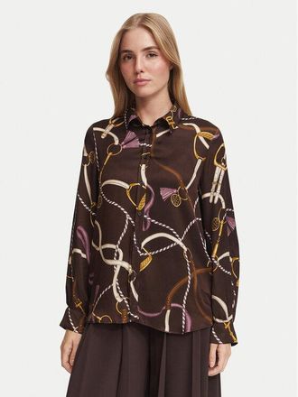 Marella Hemd Emme by Marella Parole 2625116102 Dunkelbraun Regular Fit