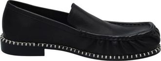Dries Van Noten Homme, Chaussures, Noir, Taille: 40 EU Mocassins Penny en Cuir