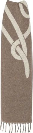 Karl Lagerfeld Femme, Accessoires, Beige, Taille: ONE Size K/Signature Woven Scarf