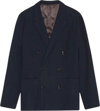 Nn.07 Nn07 - Jordin Blazer Crois&eacute; - Homme - Vestes - Bleu - Taille: XL
