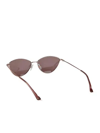 Ana Hickmann Womens Sunglasses Rose Gold-Pink Metal Eyewear - Gold/pink