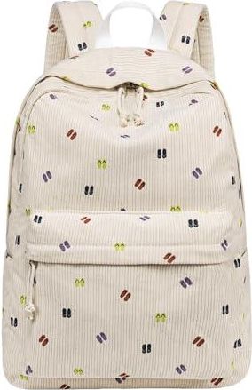 Generic Sac &agrave; dos d&eacute;cole pour adolescentes, sacs &agrave; livres, lyc&eacute;e, dames, sacs &agrave; dos de voyage pour hommes ordinateur portable, Blanc., taille unique