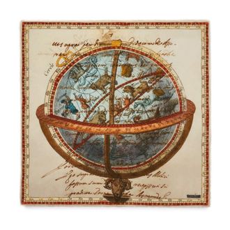 Faliero Sarti Femme, Accessoires, Multicolore, Taille: ONE Size Little World Map Scarf