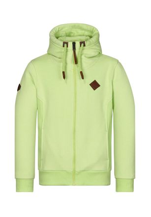 Naketano Herren Kapuzensweatjacke Birol, Farbe:Matcha Green Melange, Gr&ouml;&szlig;e:XL