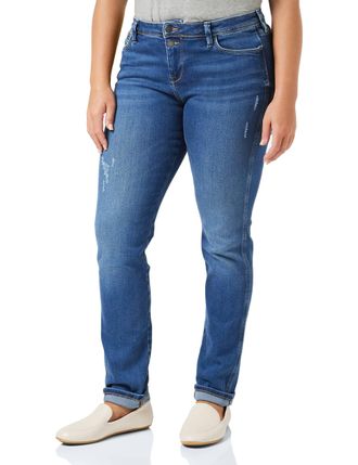 Esprit Damen 992CC1B302 Jeans, 901/BLUE Dark WASH, 27/32