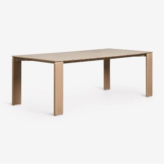 Sklum Rechteckiger Esstisch aus Akazienholz Kandroa 220 x 100 cm Helles Akazienbraun