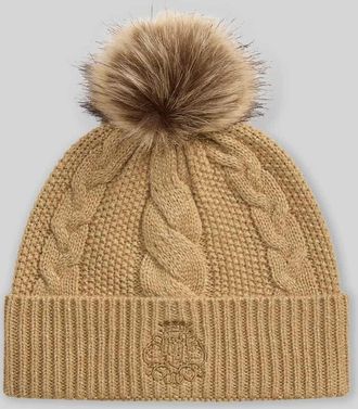 Lauren Ralph Lauren M&uuml;tze mit Fellbommel