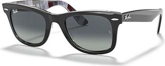 Ray-Ban Original Wayfarer Color Mix Sonnenbrillen Schwarz Fassung Grau Glas 54-18