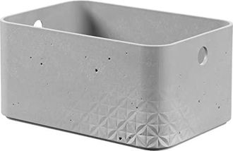 Curver Aufbewahrungsbox BETON Box S, rechteckig, 24,5 x 16,9 x 11,8 cm