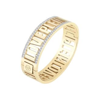 Philipp Plein Armband - Armb&auml;nder Love Verziert - Gr. L - in Gold - f&uuml;r Damen