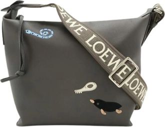 Loewe Sac bandouli&egrave;re Pre-owned - Femme - Pre-owned - Gris - Taille: ONE Size