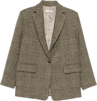 Antonelli blazer Flambé à carreaux - Vert