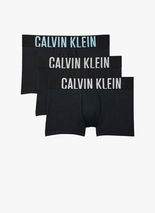 Calvin Klein Lot de 3 cale&ccedil;ons en coton m&eacute;lang&eacute;