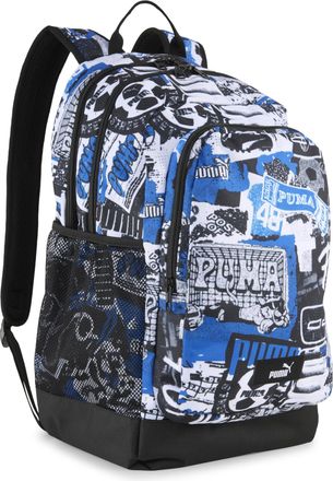 Puma Uni Kinder Academy Backpack Sre Rucksack, Black-Sreet Style AOP, One Size