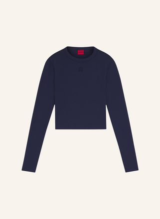 HUGO BOSS Hugo Casual Top Dafilomena_3 Slim Fit blau