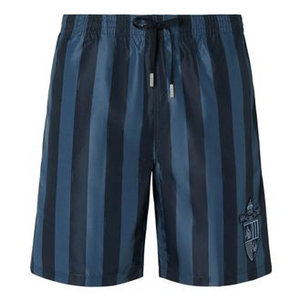 Fendi Crest Badeshorts - - Swimwear - Herren - Blau - S