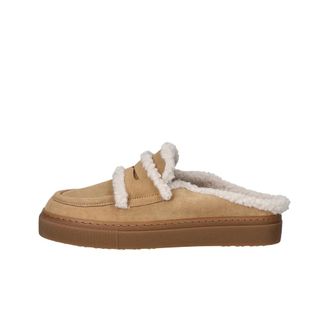 INUIKII Femme, Chaussures, Beige, Taille: 39 EU Shearling Mule