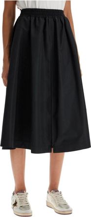 Golden Goose Femme, Jupes, Noir, Taille: 36 FR Jupe &Eacute;vas&eacute;e avec Fente Avant R&eacute;glable