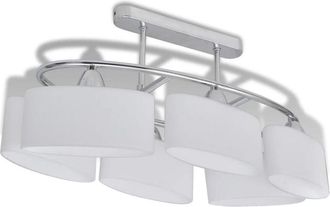 vidaXL Beleuchtung Decken Leuchte Lampe Deckenlampe 6 x E14 Vidaxl