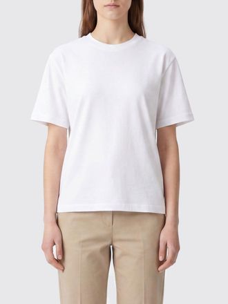 Dunst T-shirt &agrave; col rond en coton avec &eacute;paules tombantes et manches courtes