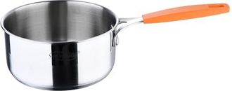 San Ignacio Compact - 16 cm Topf - Schmiedes Aluminium - Innenhitzer Whitford Fusion in hellem Schwarz - Äußeres im Matt -Finish - Liste für Induktion - Edelstahl