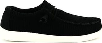 UOMO Design Mocassins Homme Décontractés en Toile, Légers, Confortables Slip-on Souples avec Semelle Confort - Denis (9 Noir, 45)