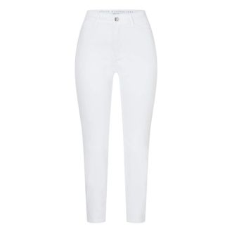 M.A.C Mac, Damen, Jeans, Wei&szlig;, LGr&ouml;&szlig;e