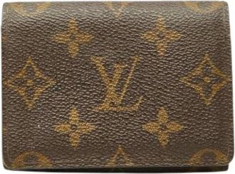 Louis Vuitton Porte-cartes Pre-owned - Femme - Pre-owned - Brun - Taille: ONE Size