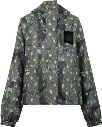 Ganni Femme, Vestes, Multicolore, Taille: 38/40 FR Veste &agrave; capuche