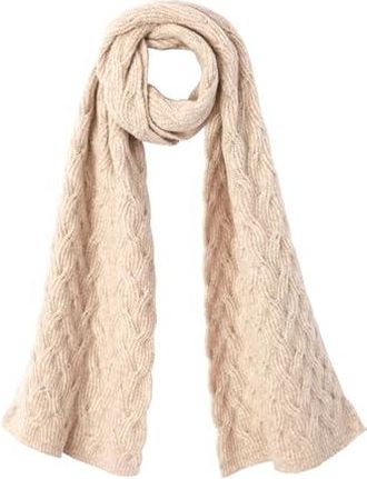 Damart Echarpe &agrave; torsades Thermolactyl Femme Marron Chin&eacute; Taille Unique