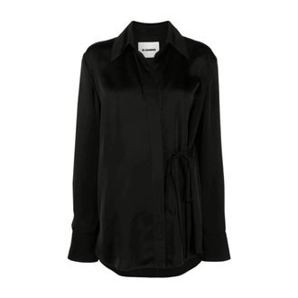 Jil Sander Langarmshirt - - Blouses & Shirts - Damen - Schwarzk - M