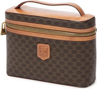 Celine Crossbody Bags - Vintage Top Handle Toiletry Pouch - Gr. unisize - in Braun - f&uuml;r Damen