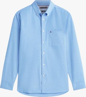 Tommy Hilfiger Chemise slim l&eacute;ger en coton m&eacute;lang&eacute;