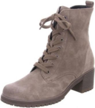 Gabor Damen Schn&uuml;rstiefeletten in Unifarben - - Shoes - Damen - Grau - 42 EU