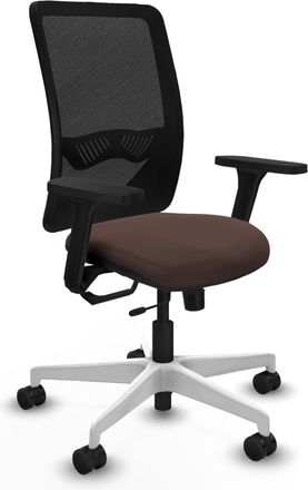 Piqueras y Crespo B&uuml;rostuhl Zulema mit 3D-Armen, h&ouml;henverstellbare Lendenwirbelst&uuml;tze, ausgestattet mit Syncro/Traslack und Schneidschaum, mit Rollen von 65 mm, Nylon, 