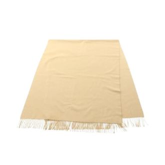 Herm&egrave;s Pre-owned Vintage Embroidered Cashmere Scarf - - Pre-owned - Damen - Beige - ONE SIZE