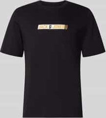 Jack & Jones Regular Fit T-Shirt mit Logo-Print Modell Munk