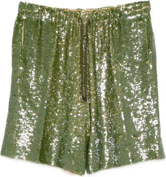 Dries Van Noten Homme, Shorts, Vert, Taille: 2XL Shorts d&eacute;contract&eacute;s