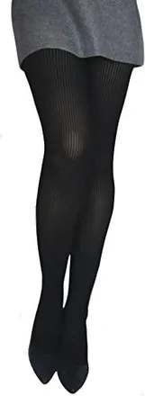 Marilyn Marilyn Collants opaques côtelés 60 deniers, Gris, 44