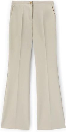 Motivi Femme, Pantalons, Blanc, Taille: 44 FR Pantalon &Eacute;vas&eacute; en Tissu Twill